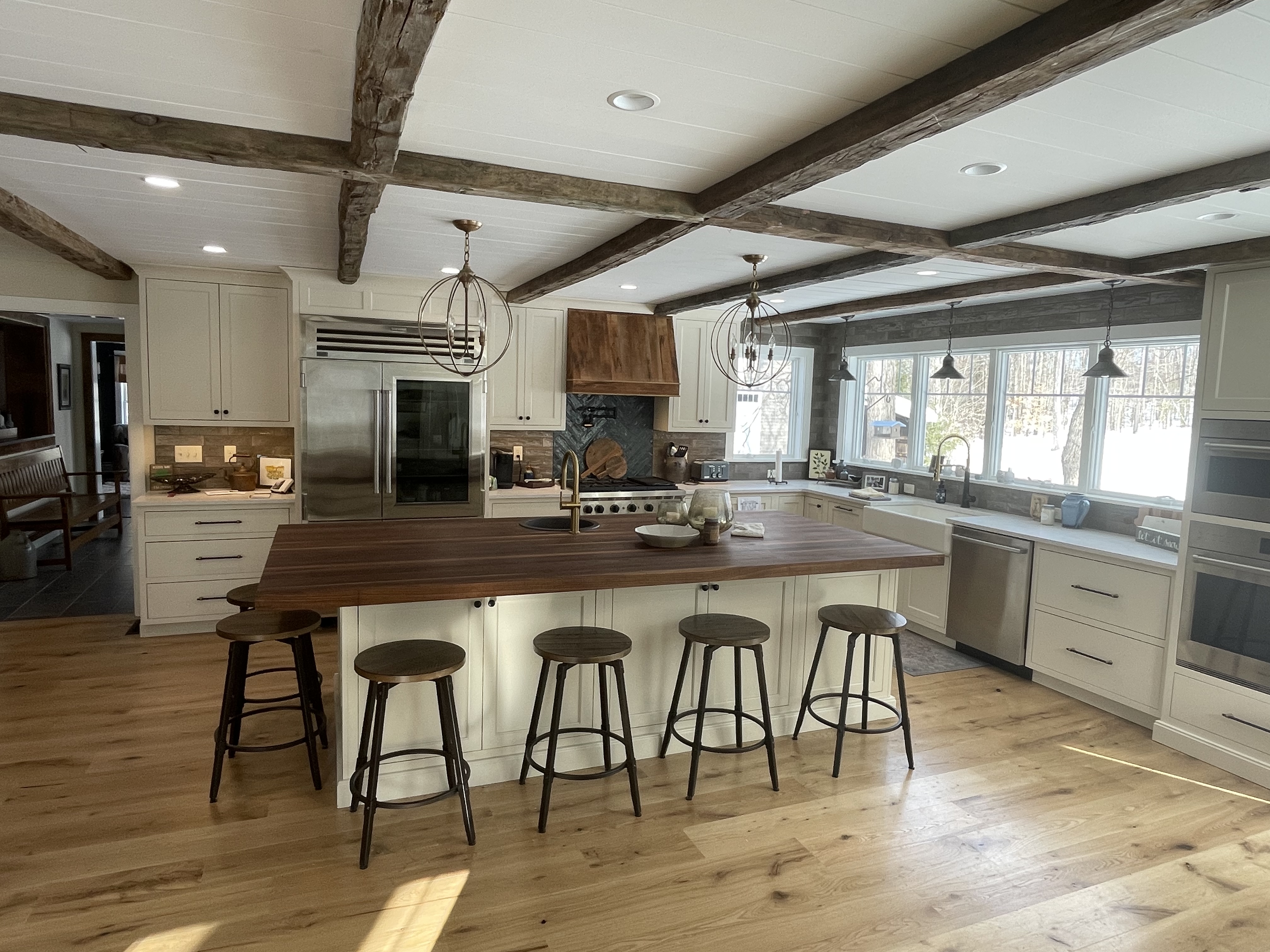 Kitchen Remodel, Northwood, NH - Chestnut & Cape